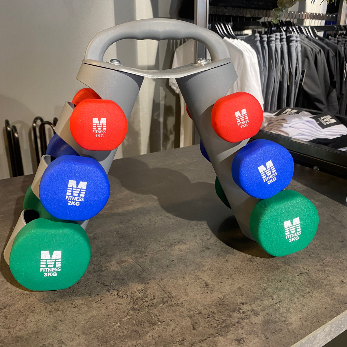 Neoprene dumbbell sets – M Fitness